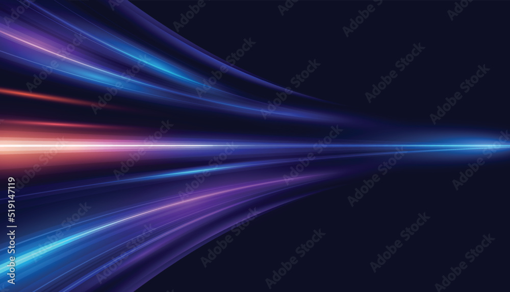 Modern abstract high-speed motion effect. Futuristic dynamic motion technology. Motion pattern ...
