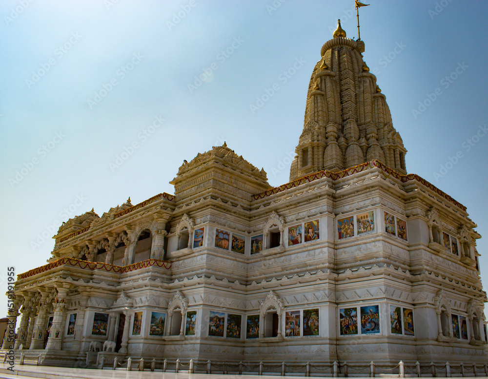 "Prem Mandir" means temple of Love. Mathura Vrindavan temple, prem ...