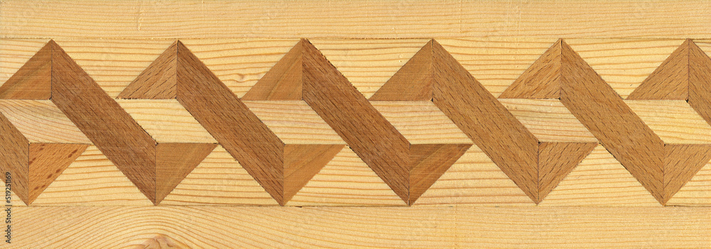 Wooden marquetry can be patterns created from the combination of wood ...
