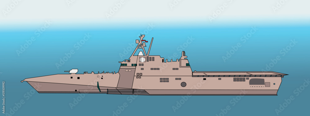 LCS-2. Independence-class littoral combat ship. It is a class of ...