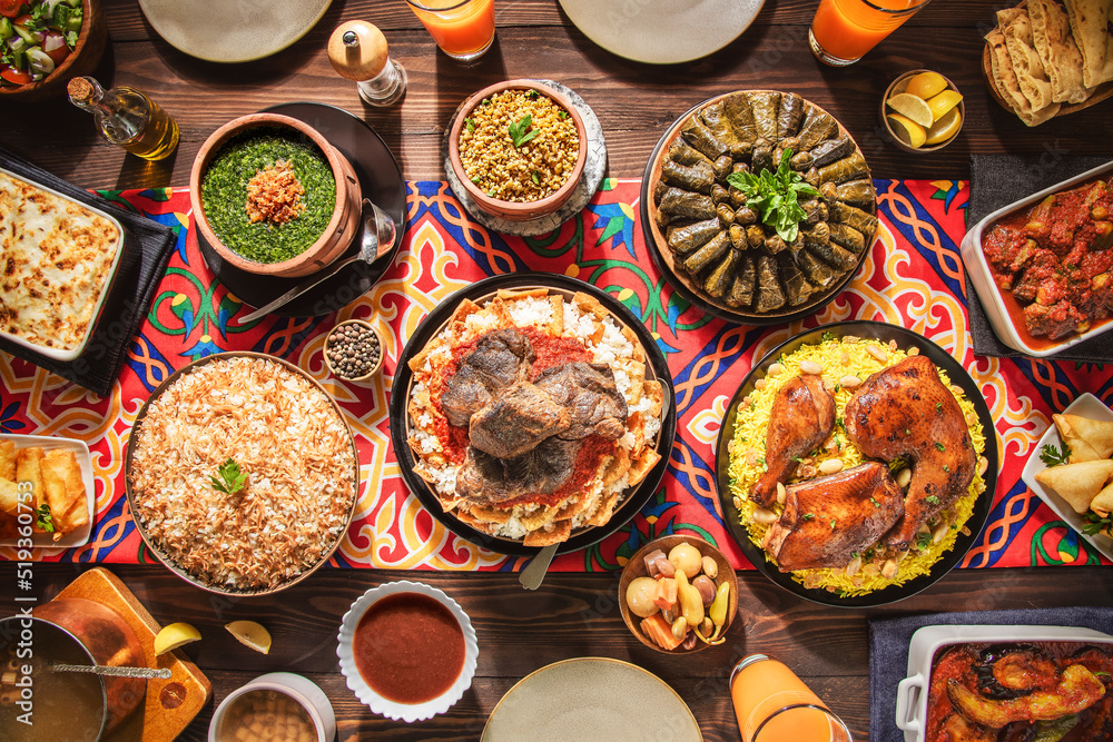 Arabic Cuisine: Middle Eastern traditional lunch. It's also Ramadan ...