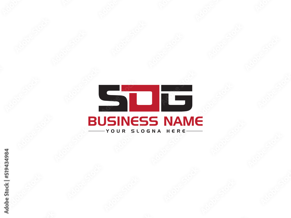Letter SOG Logo Icon, Creative SO s o g Letter Logo Icon Vector With ...