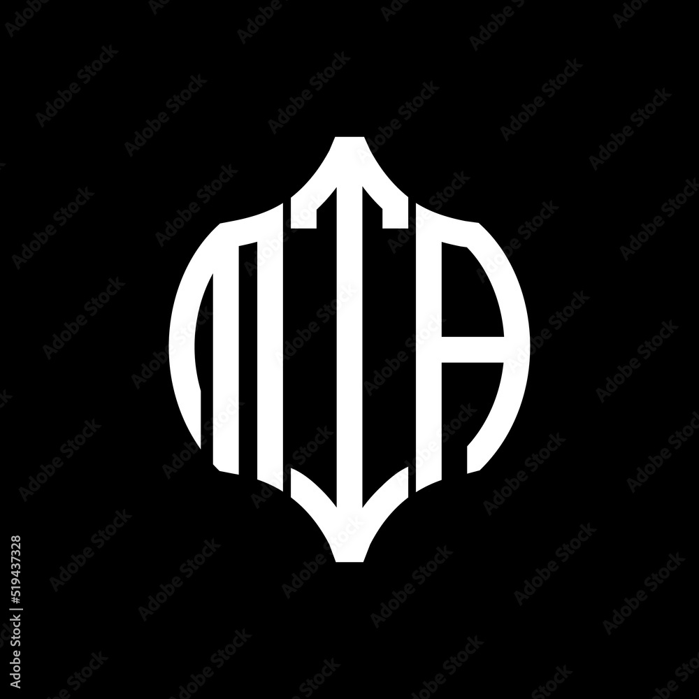 MTA letter logo. MTA best black background vector image. MTA Monogram ...