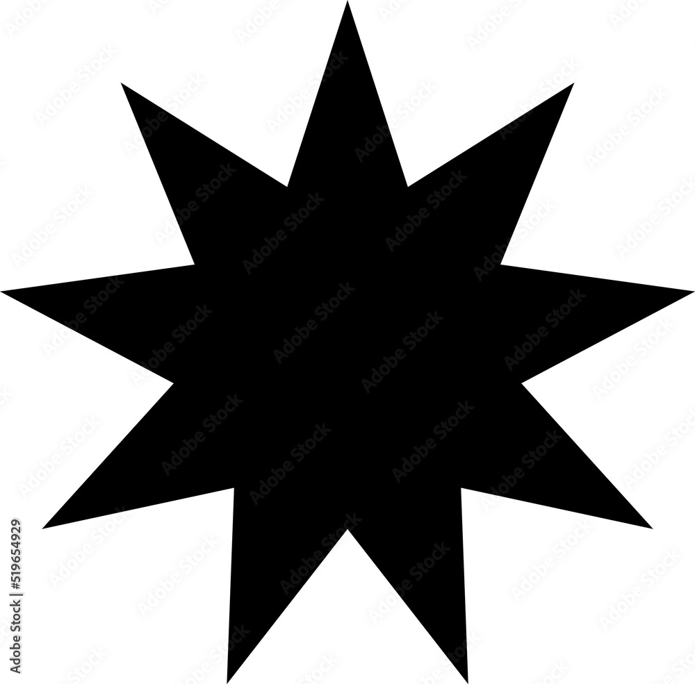 star vector design illustration isolated on transparent background ...