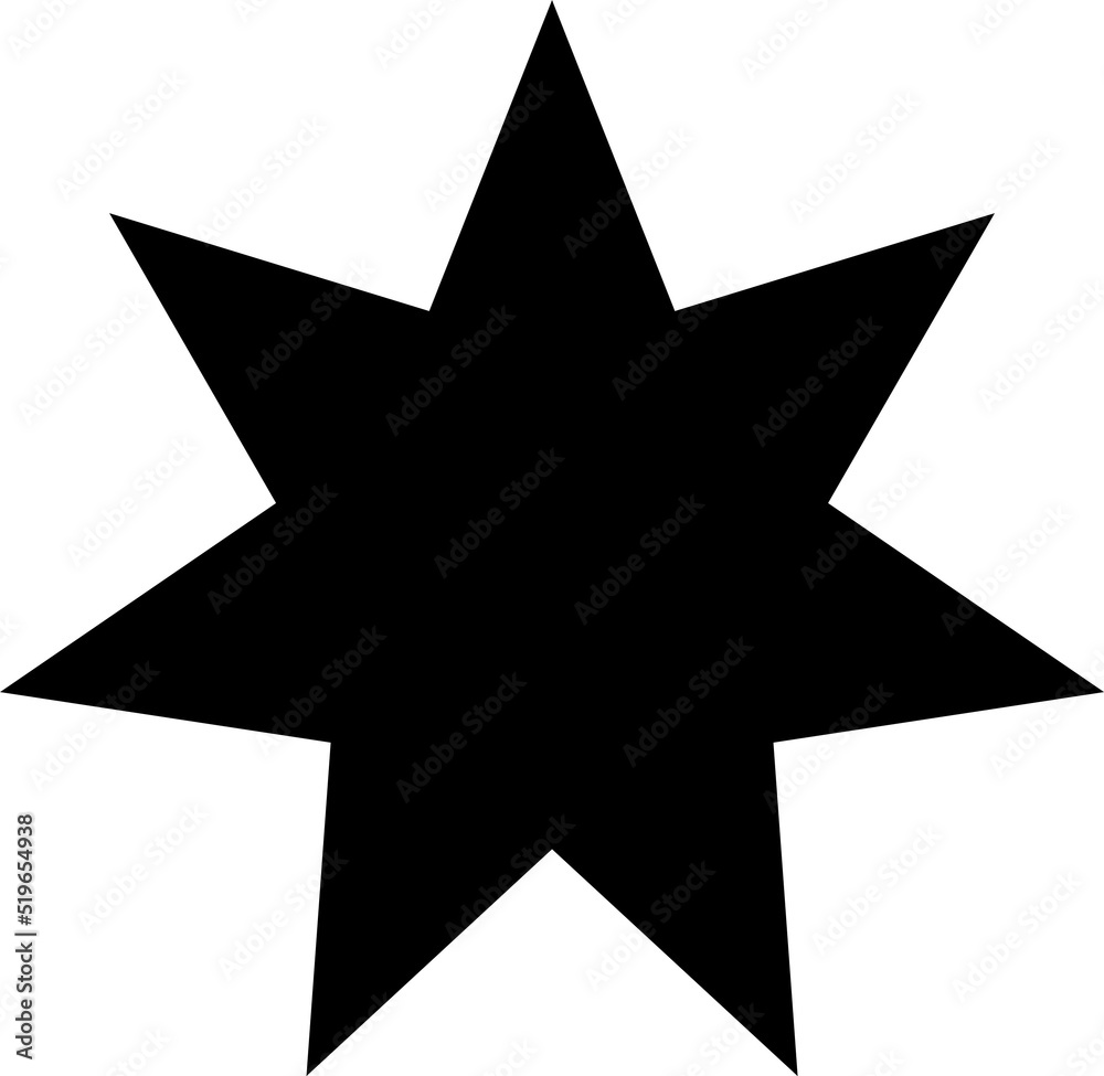 star vector design illustration isolated on transparent background ...