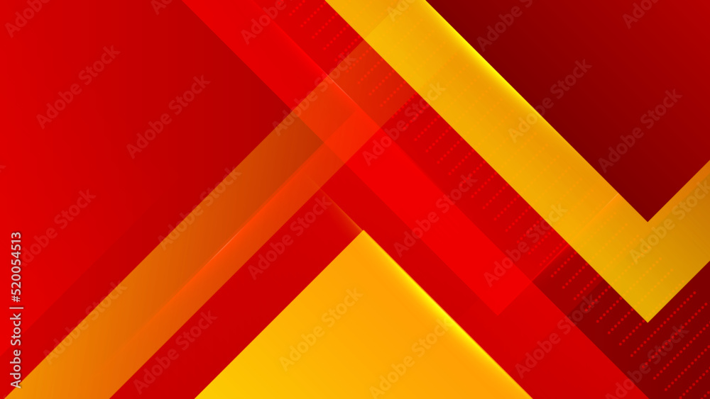 Abstract red and yellow background. Design for poster, template on web ...
