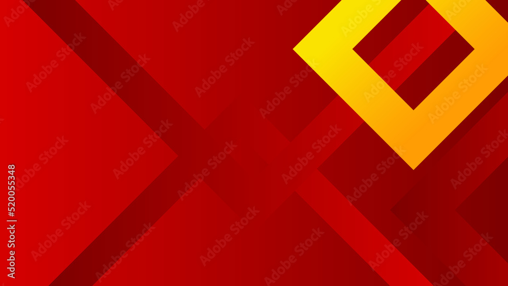 Abstract red and yellow background. Design for poster, template on web ...