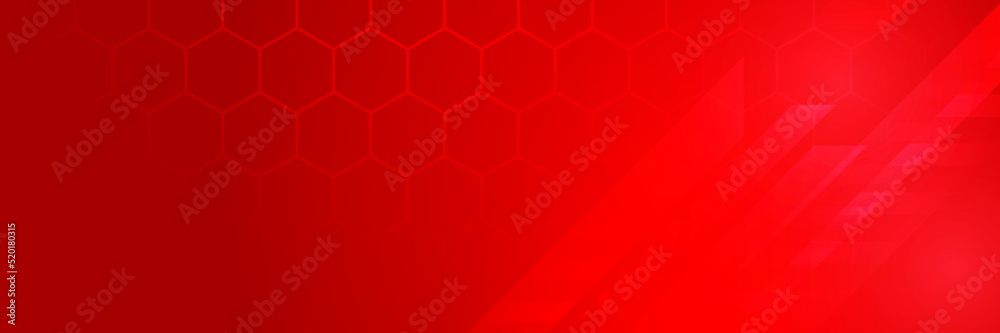 abstract red technology banner design. Abstract technology background ...