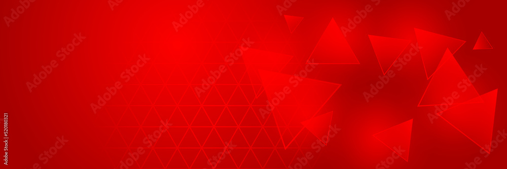 abstract red technology banner design. Abstract technology background ...