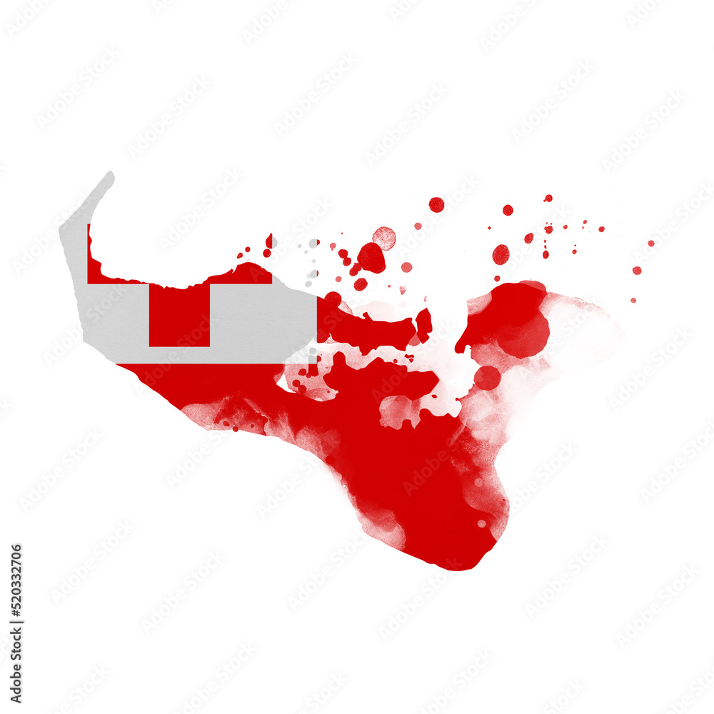 Sublimation background country map- form on white background. Artistic ...