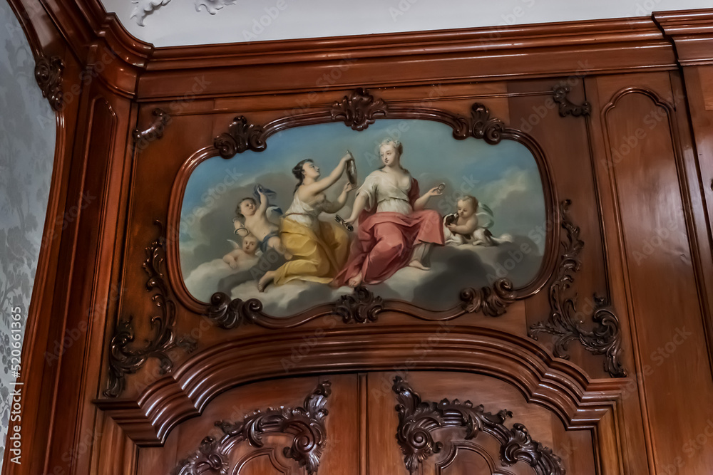 Interior of Bartolotti House (1620) - canal house in Amsterdam, was ...