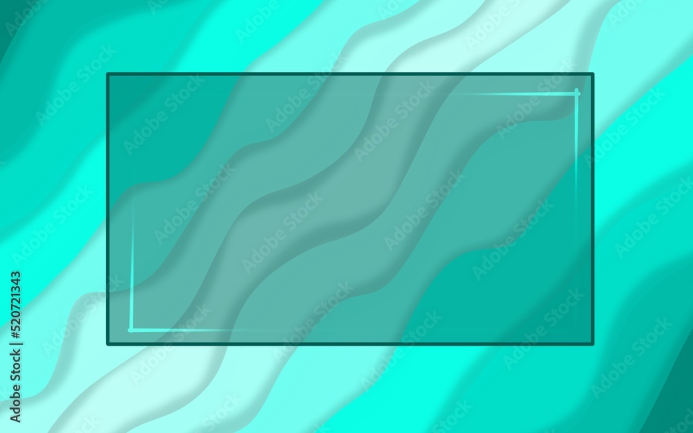 abstract green wave powerpoint background. suitable for wallpaper Stock ...