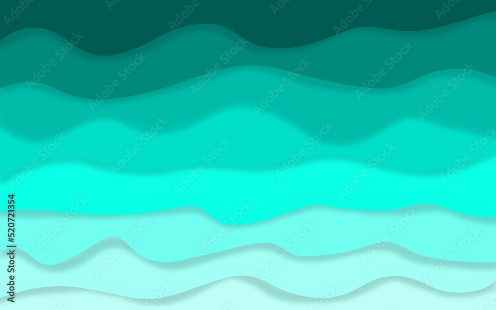 abstract green wave powerpoint background. suitable for wallpaper Stock ...