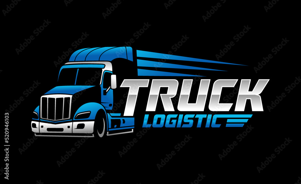 Truck logo template, Perfect logo for business related to automotive ...