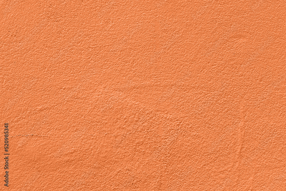 Saturated pastel orange colored low contrast Concrete textured ...