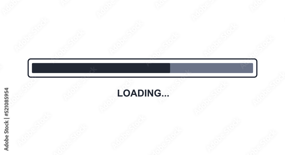 Vector of Loading. Perfect for additional design, loading content ...