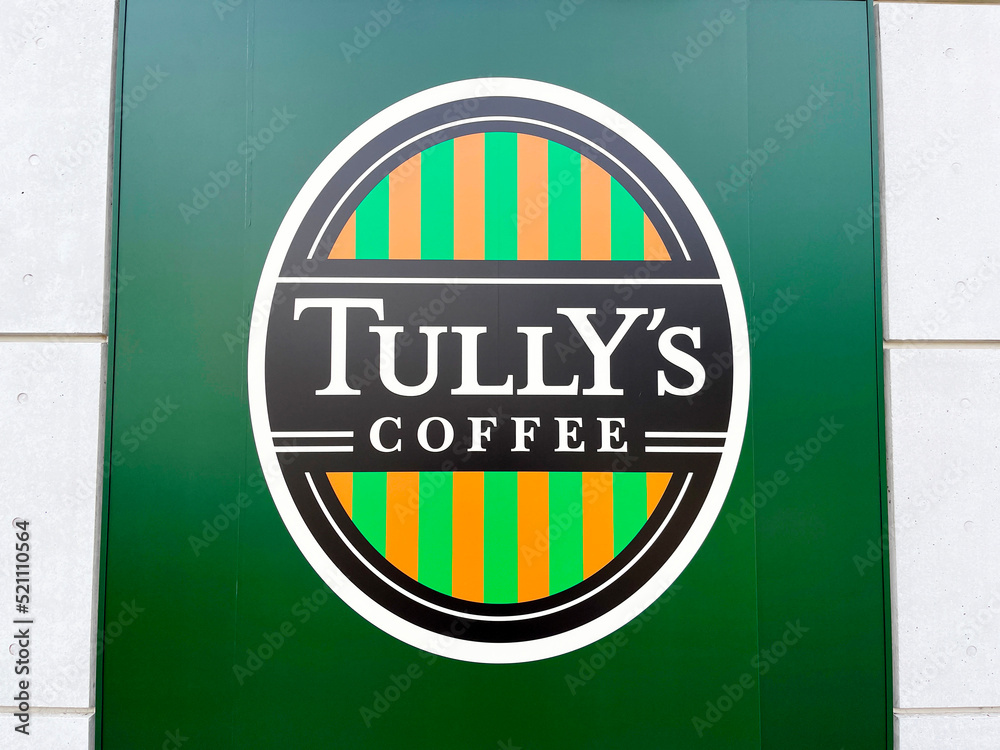 TULLY'S COFFEE shop logo Tokyo, Japan Stock Photo | Adobe Stock