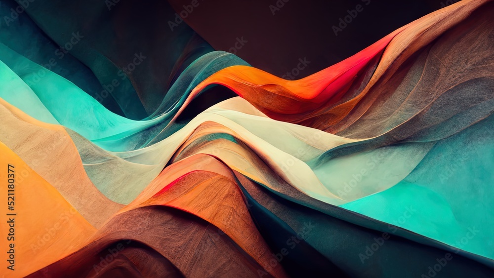 4K Abstract wallpaper colorful design, shapes and textures, colored ...
