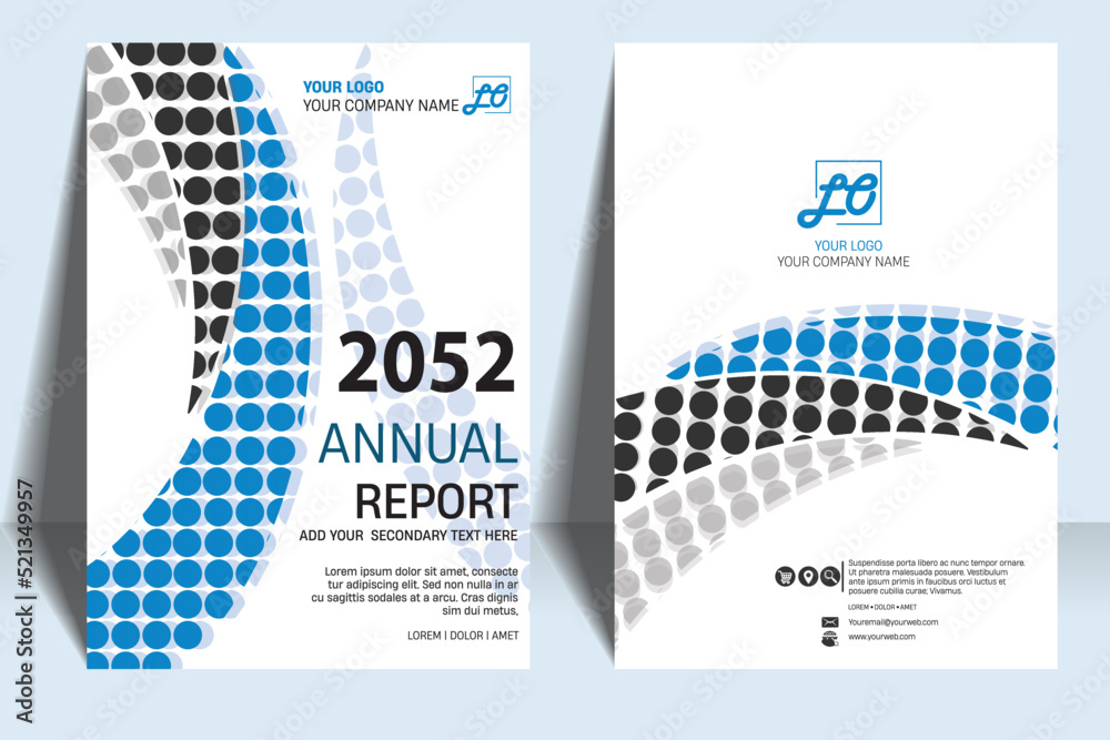 A4 size cover page, Report cover, Brochure, Magazine cover, catalog ...