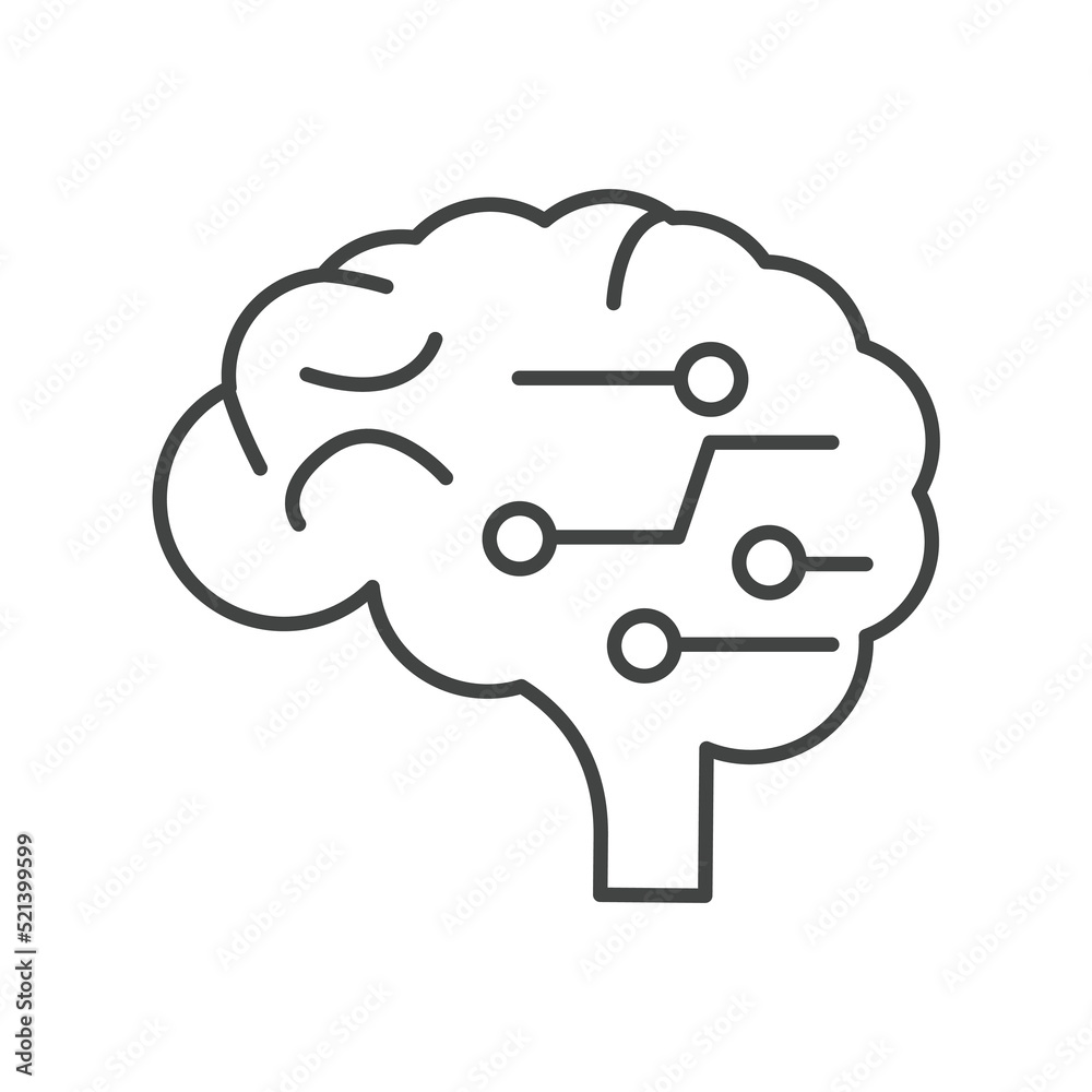 unsupervised learning icons symbol vector elements for infographic web ...