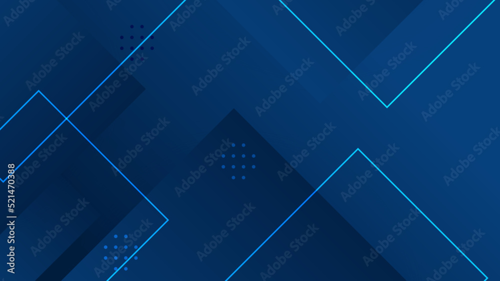 Modern professional blue vector abstract technology business background ...