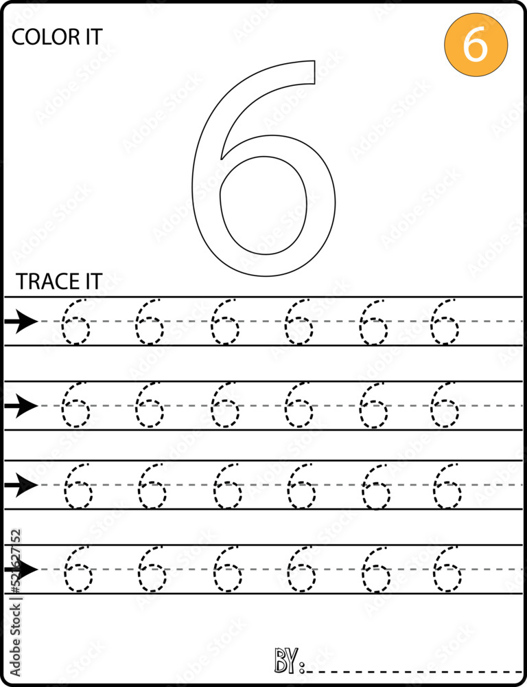 handwriting Numbers tracing pages for writing numbers Learning numbers ...