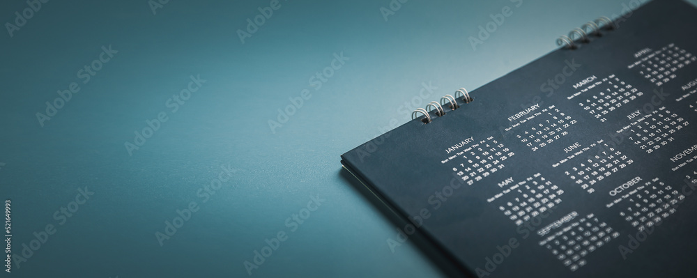 Embroidered red pins on a calendar event Planner calendar,clock to set ...