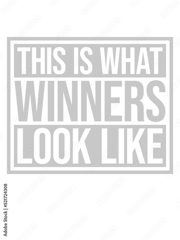 What Winners Look Like Stock Vector | Adobe Stock