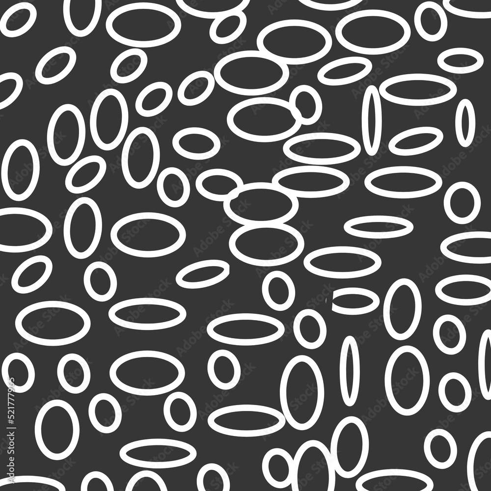 Seamless pattern with single cell microorganisms or microbiome on white ...