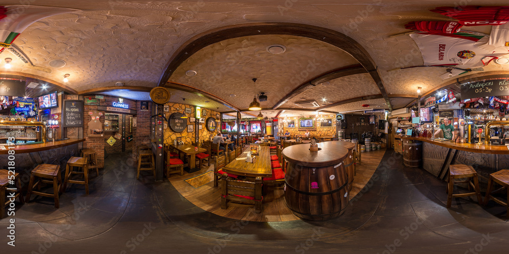 Foto de Stock Full seamless spherical hdri panorama 360 degrees angle ...