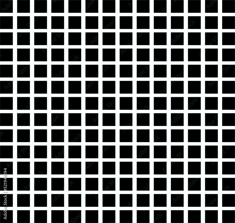 Ilustración de Stock Black squares, checkered pattern. Isolated png ...