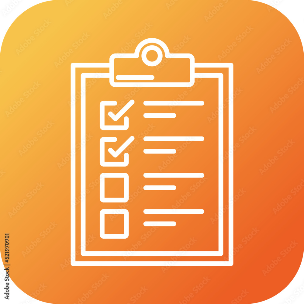 Check List Icon Stock Vector | Adobe Stock