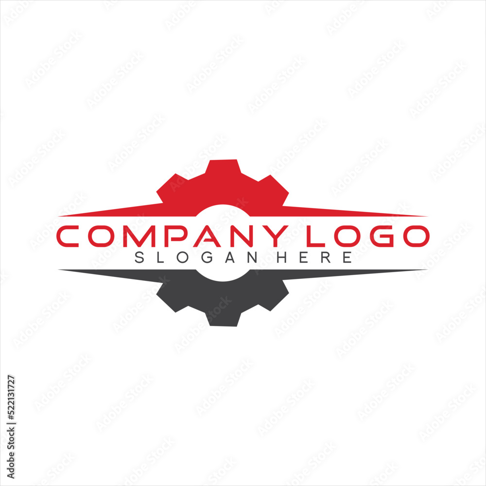 Simple logos vector. Pictograph gear for icons, logos and identity ...