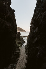 Tall Beach Rock Free Stock Photo - Public Domain Pictures
