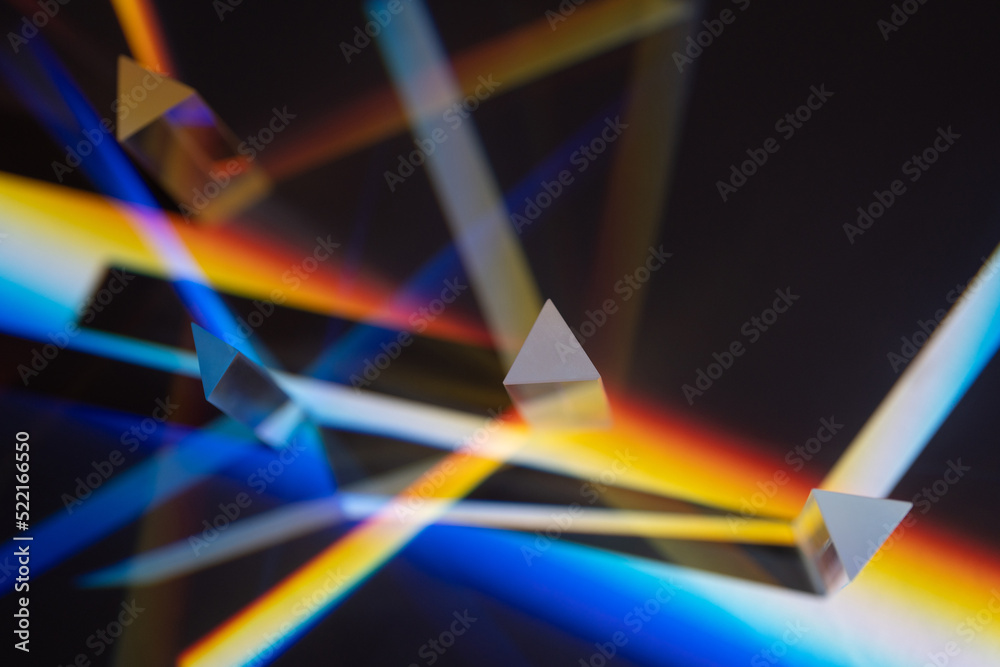 Prisms and lighting effects. Stock Photo | Adobe Stock