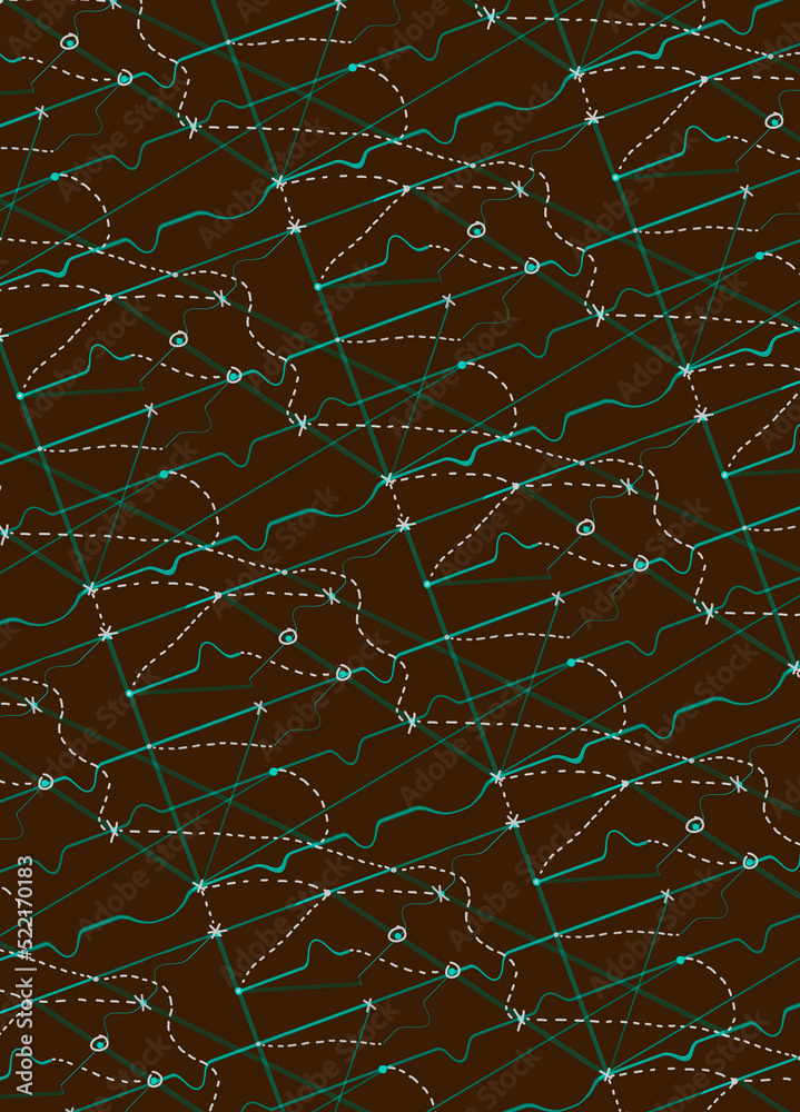 How to get from A to B, a map for the lost Stock Photo | Adobe Stock