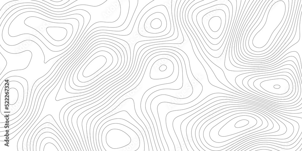 เวกเตอร์ Stock Abstract topographic contours map background ...