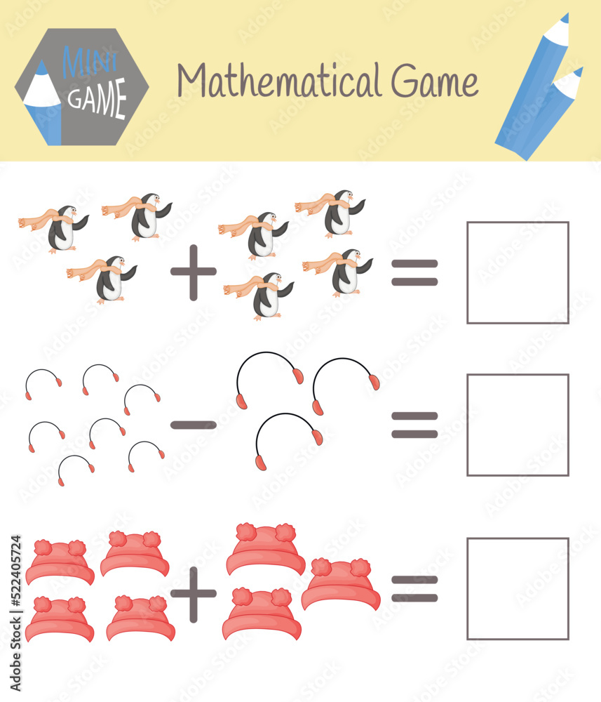 Workbook on mathematics for preschool education. Puzzles for children ...