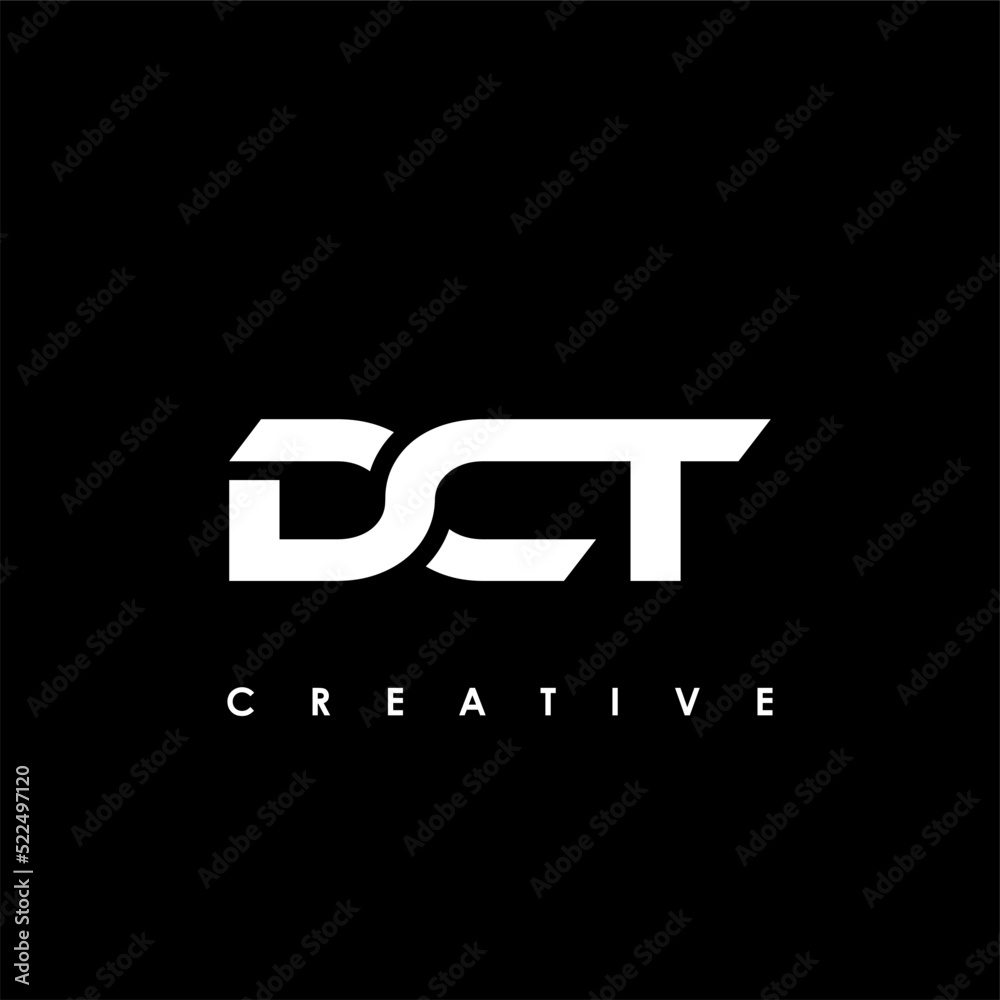 DCT Letter Initial Logo Design Template Vector Illustration Stock Vector | Adobe Stock