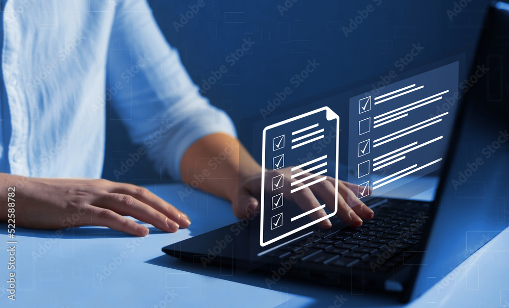 Business productivity checklist and filling survey form online.Fast ...