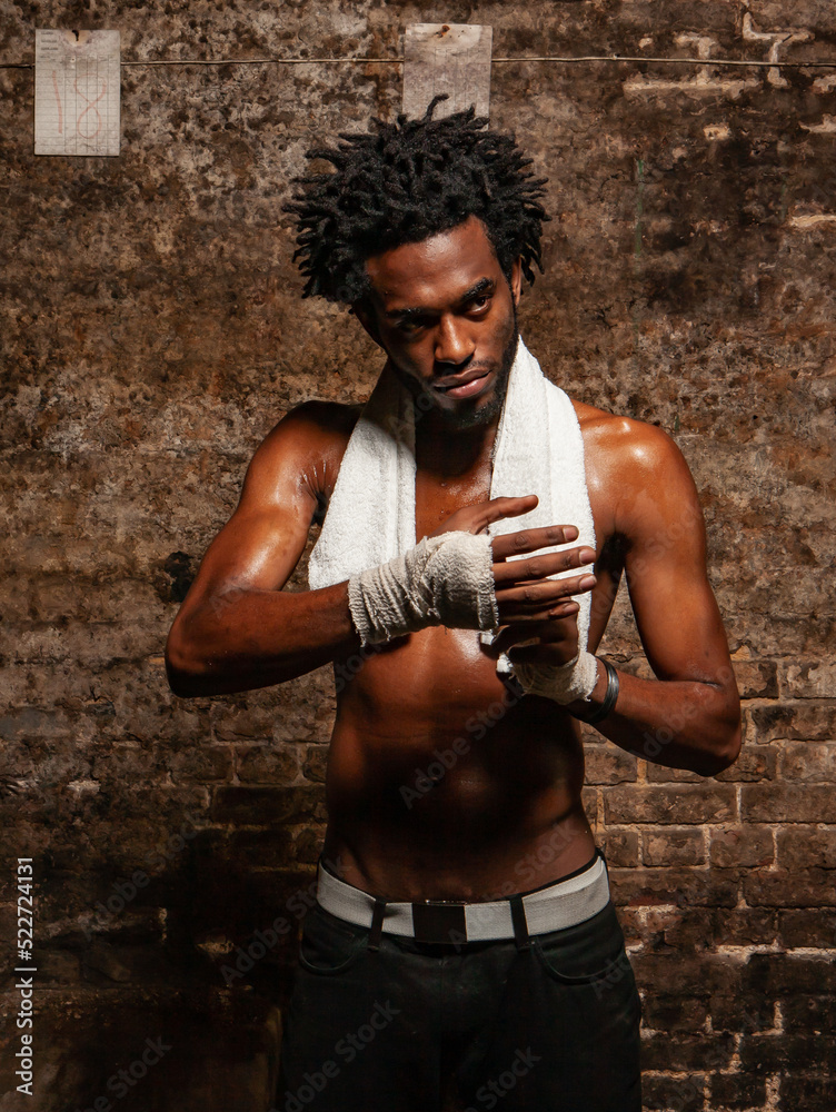 Bareknuckle Fighters. From an image series of a diverse group of male ...