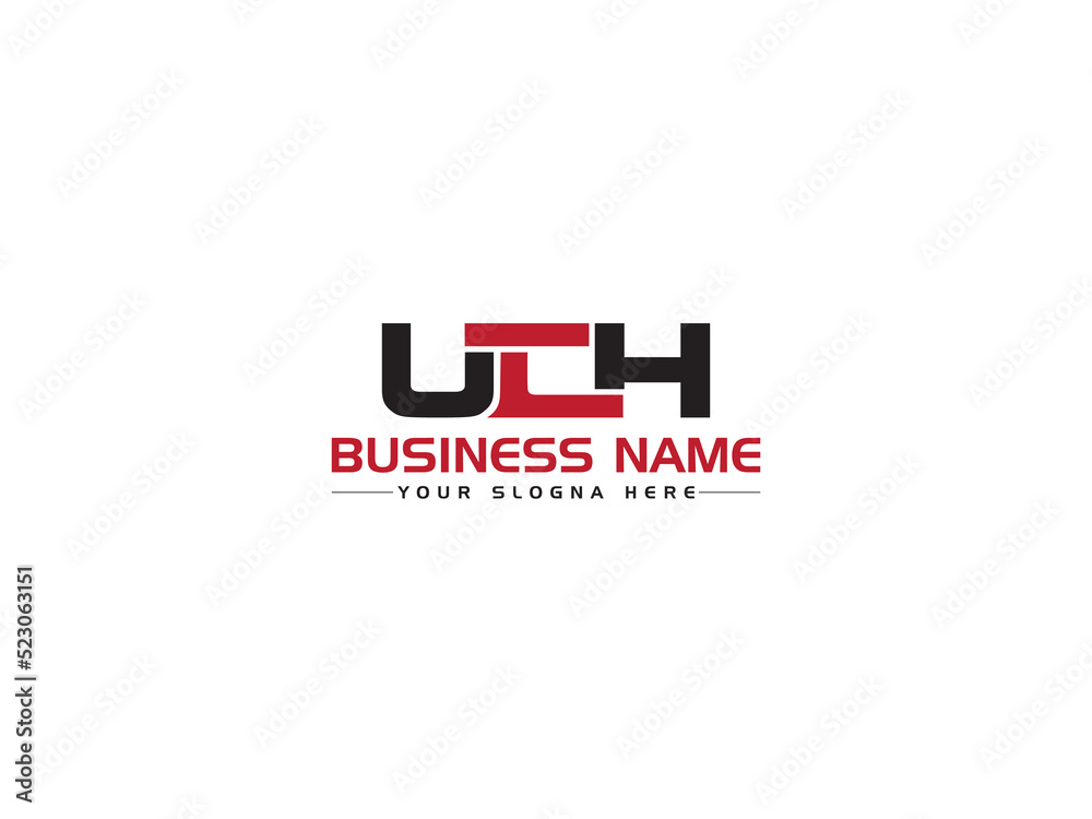 Letter UCH Logo Icon, Colorful uch Logo Letter Vector Image Design For ...