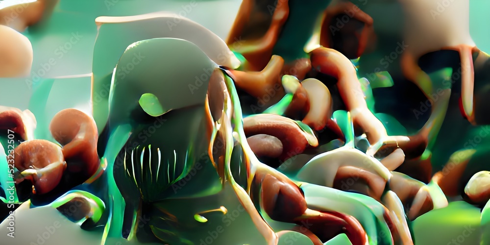 bacteria, part of intestinal microbiome and causative agents of ...