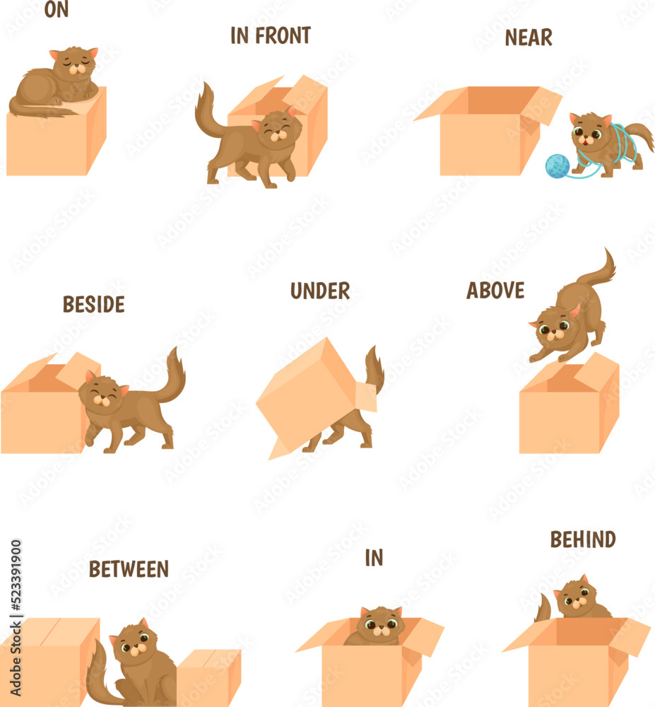 Learning prepositions. Topologia study language preposition, playful ...