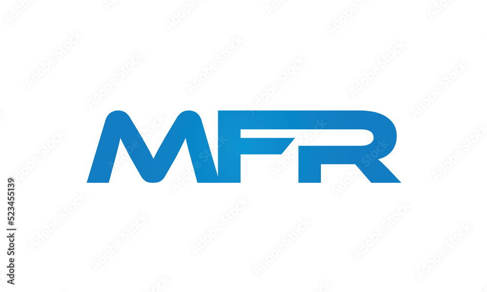 MFR letters linked logo design, Letter to letter connection monogram ...