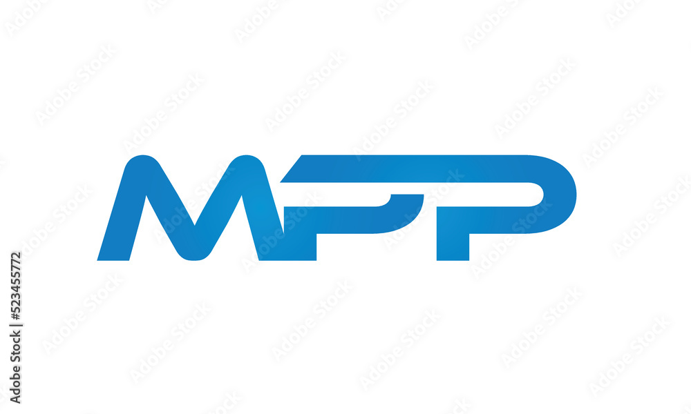 MPP letters linked logo design, Letter to letter connection monogram ...