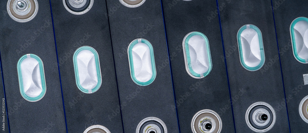 Electric vehicle lithium NMC battery. Electric car battery. Lithium-ion ...