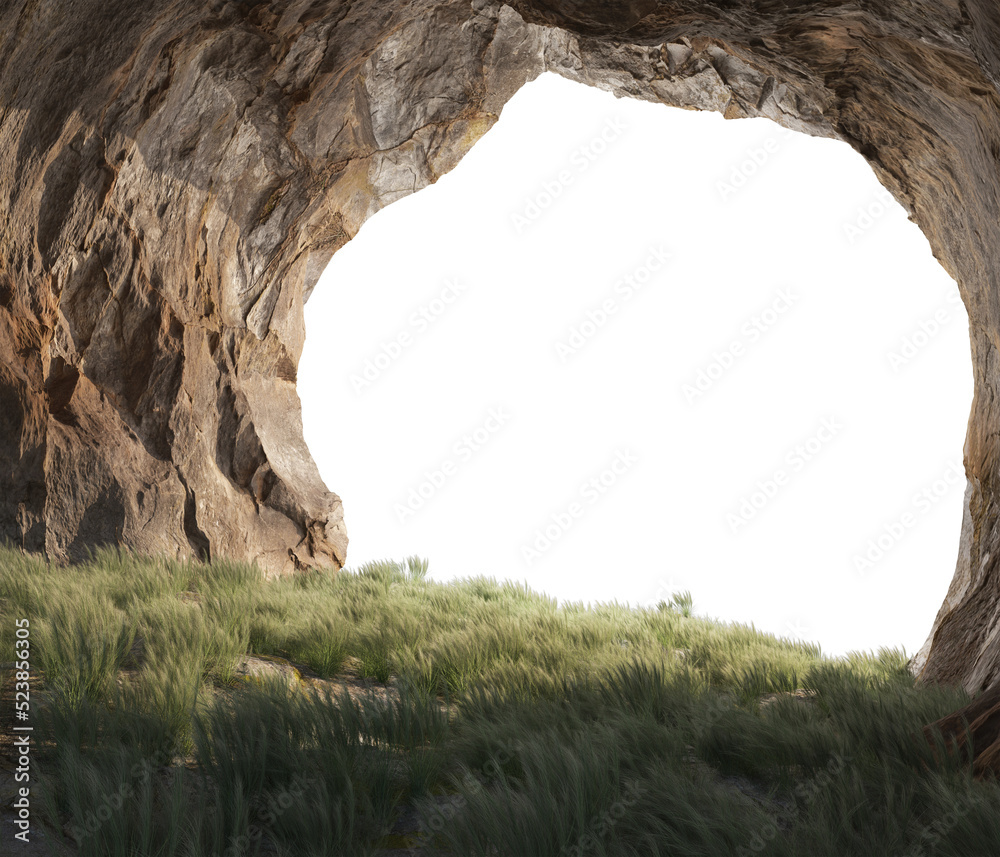 Caves on transparent background Stock Illustration | Adobe Stock