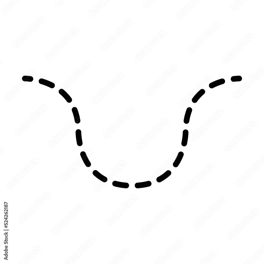 Prewriting tracing lines and curve shapes element for preschool ...