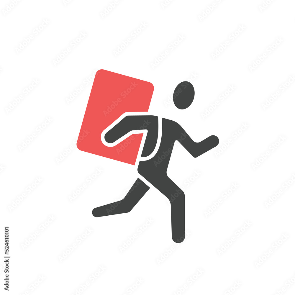 Manual Handling icons symbol vector elements for infographic web Stock ...